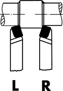 Svarvstål HM DIN 4971 Höger 10x10x90mm, P25/30