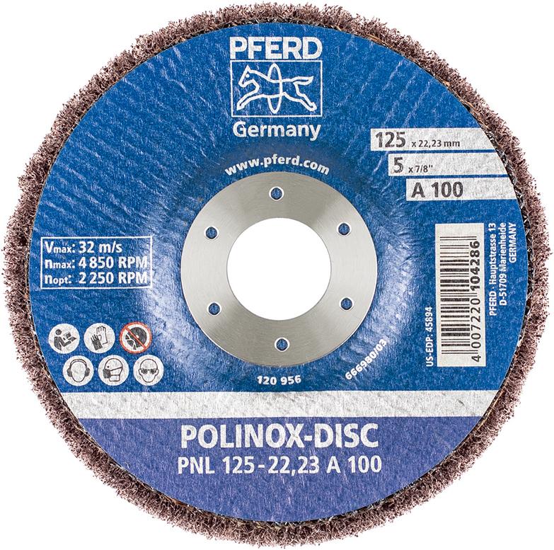 POLINOX Slipskiva 125x22,23mm A 100